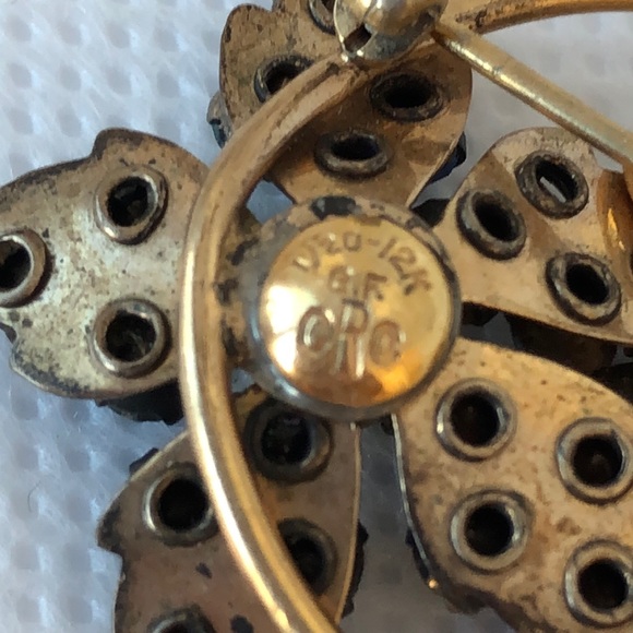 Charles Reis | Jewelry | Vintage Crc Charles Reis Co 2k Gf Rhinestone ...